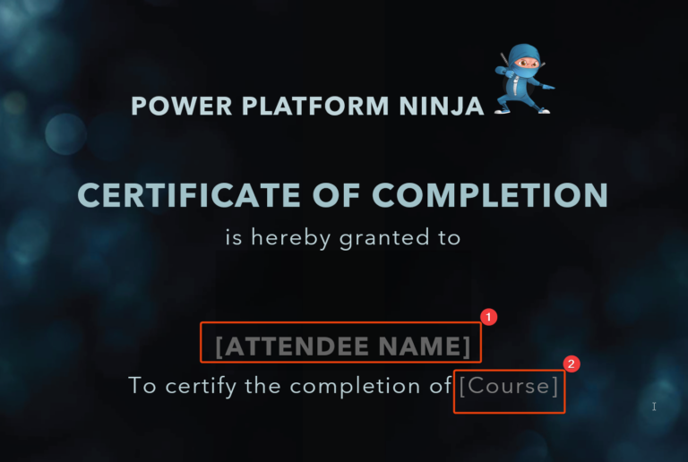 Create automated Attendee certificates using Power Automate - Powering ... Create automated Attendee certificates using Power Automate - Powering ...