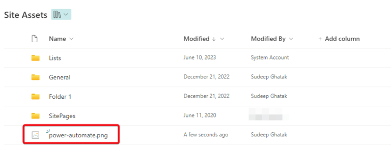Add An Image To Sharepoint Image Columns Using Power Automate Powering Your Apps