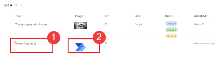 Add an Image to SharePoint Image Columns using Power Automate ...